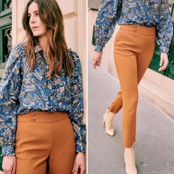 Sezane | Pants & Jumpsuits | Sezane Georges Trousers | Poshmark